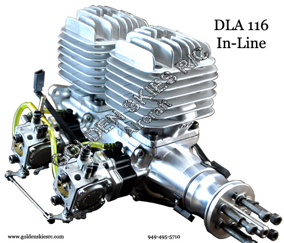 DLA 116cc In-Line Engine